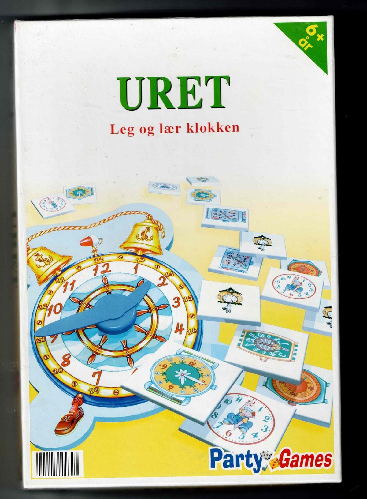 Uret _ Leg og lær klokken - Et spil fra Party Games | Bogparadiset.dk ...