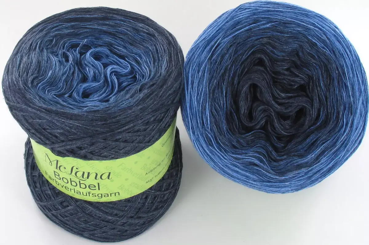 McLana Bobbel cake garn 750m/200g 4ply | Gråblå | garn-universet.dk