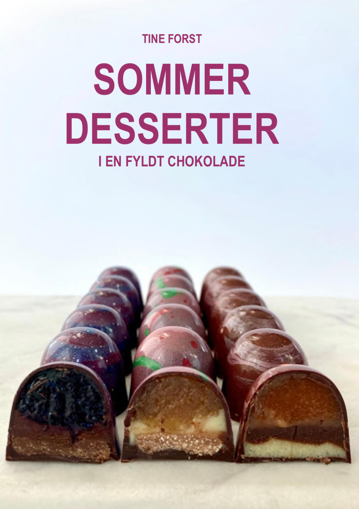 Recipes for summerish sweet homemade chocolate pralines.