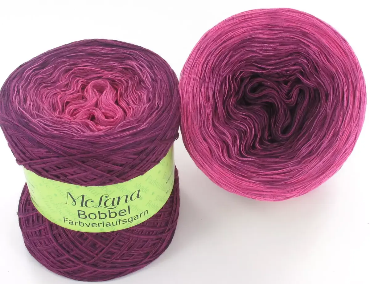 McLana Bobbel cake garn 750m/200g 4ply | Purple lights | garn-universet.dk