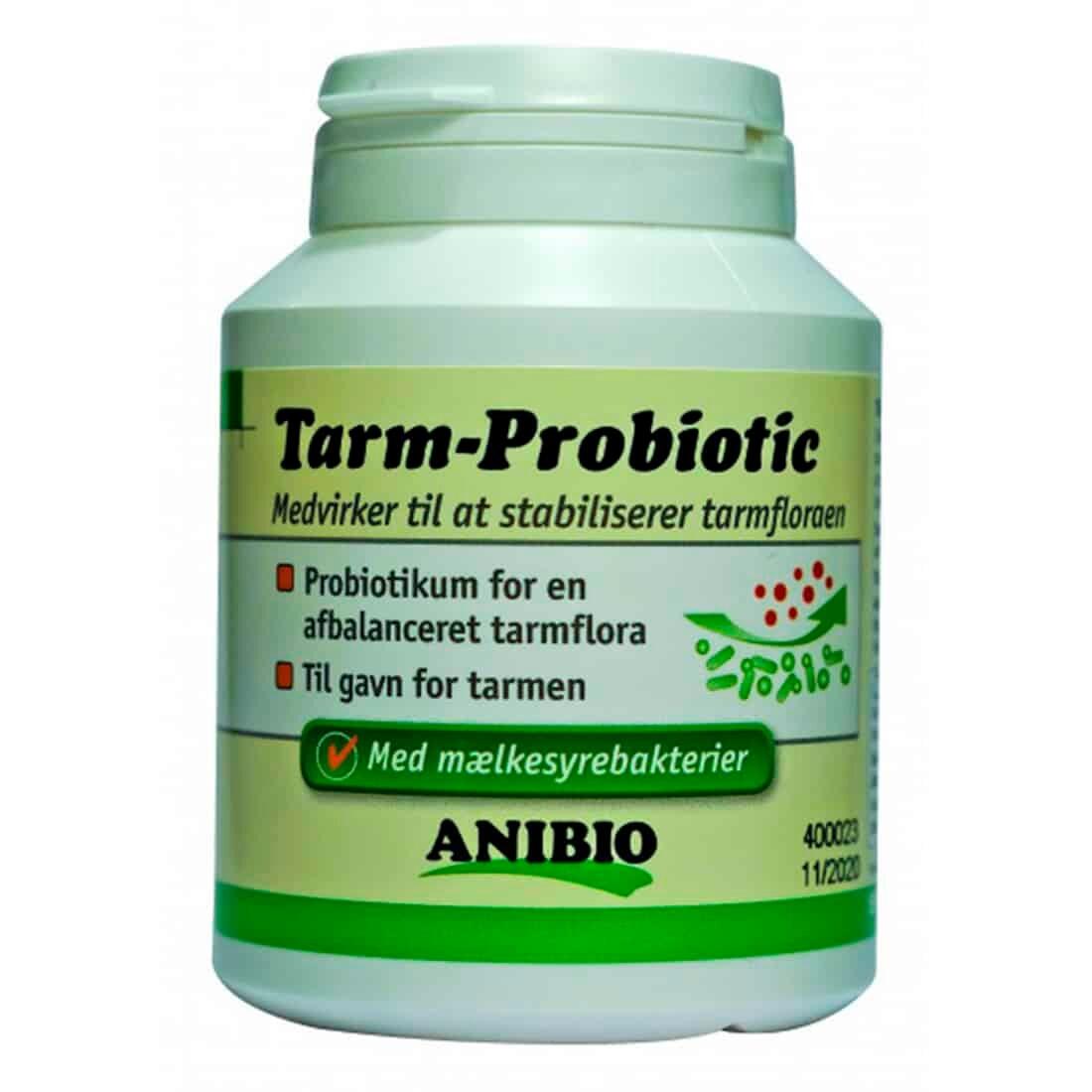 Anibio - Tarm-probiotic 120 kapsler | BedreHund.dk