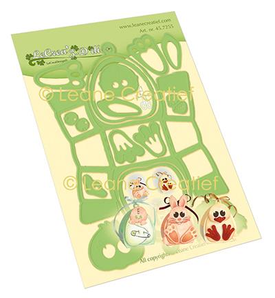 Baby, kylling og hare i pose | ScrapArt