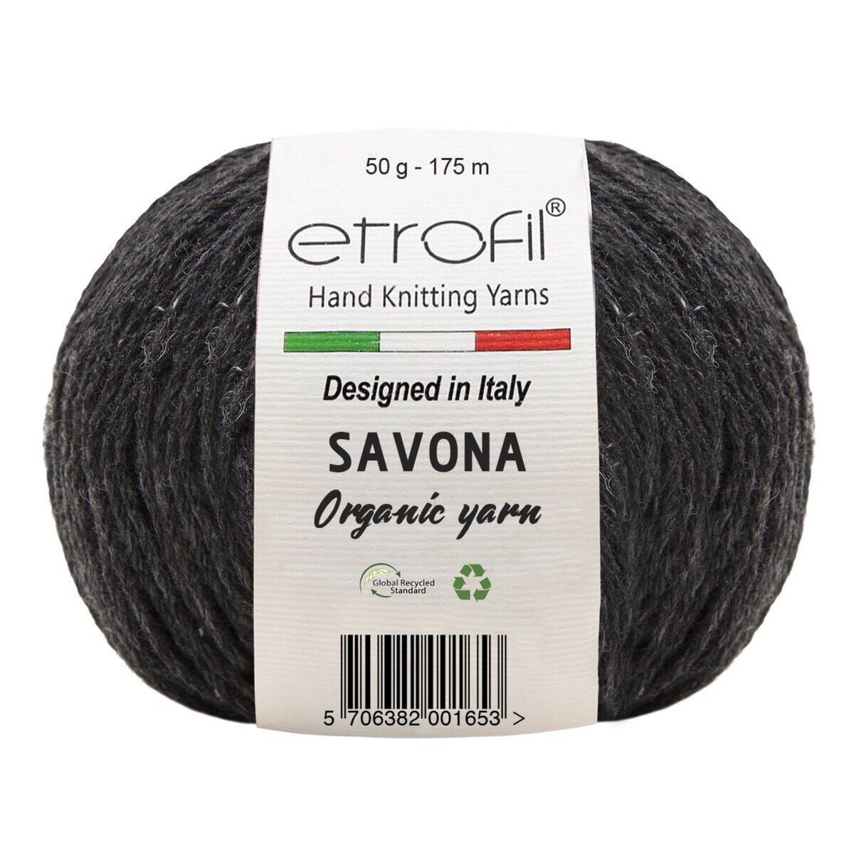 Etrofil - Savona 100% Økologisk merinould 50g/175m | garn-universet.dk