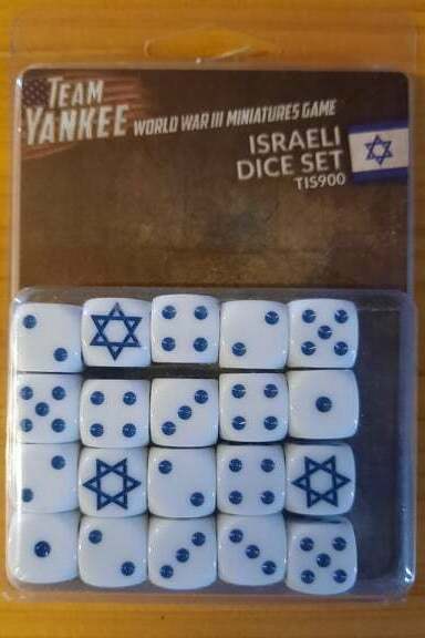 Team Yankee Israeli Dice set (x20) | Otto Board Games