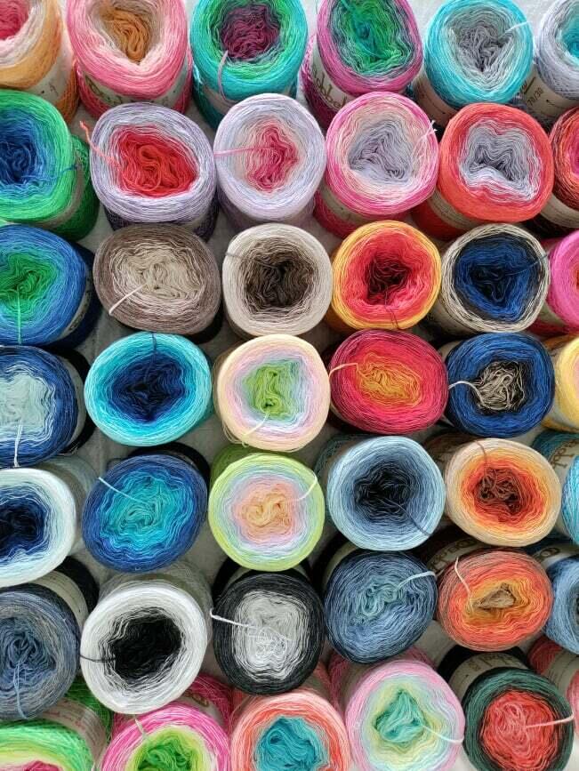 Cake garn -*Genanvendt bomuld + polyester*- | garn-universet.dk