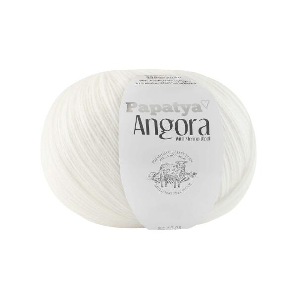 Papatya Angora - 100g/550m | 1000 | garn-universet.dk