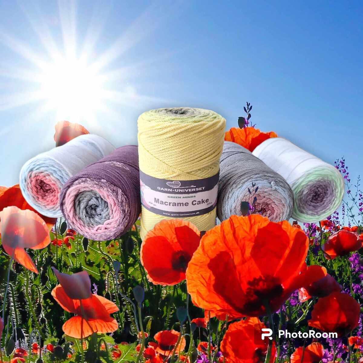 Macrame cake - Garn-universet - Green Minds | garn-universet.dk