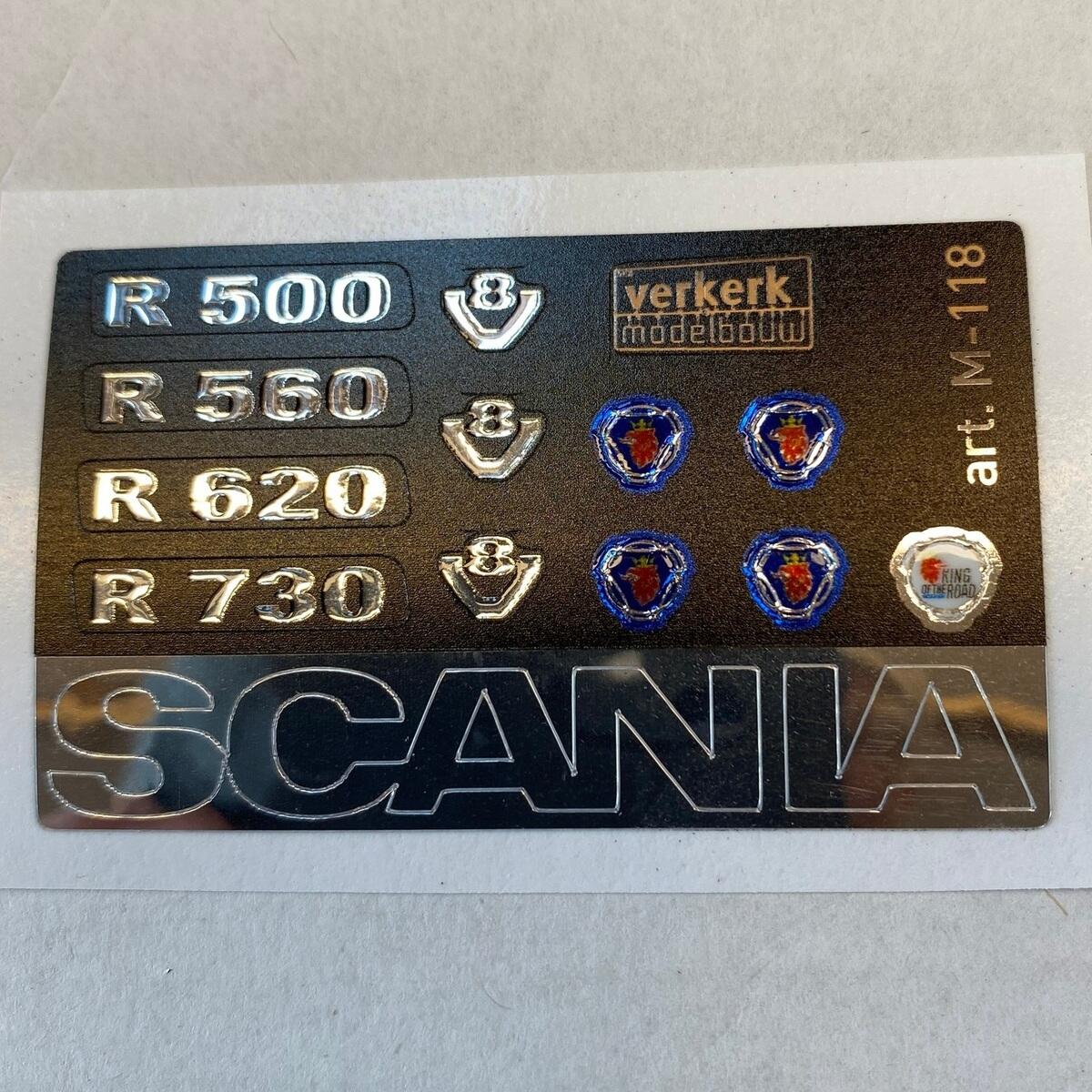 Verkerk Scania R model stickers | Rc modeltruck