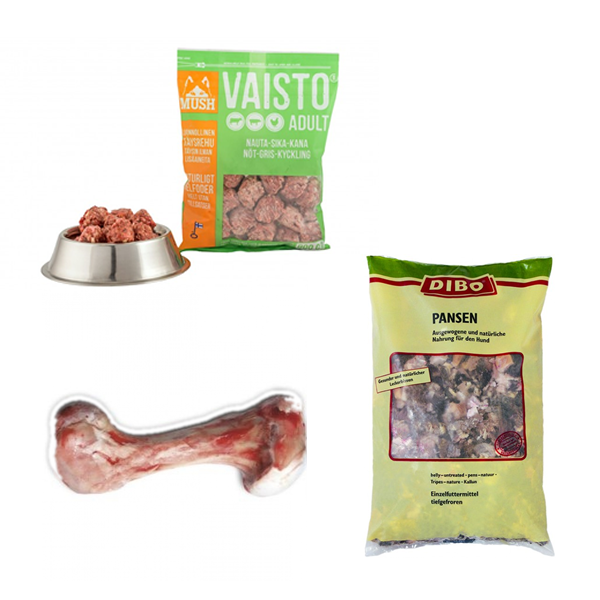 Barf foder fra MUSH og Dibo – rå og naturlig hundemad