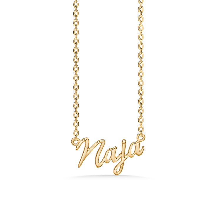 studio.z - Name Tag Naja | Din unikke navnehalskæde