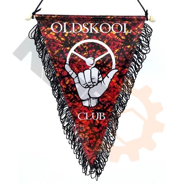 VIMPEL OLD SKOOL CLUB RØD PLYS | KJOF